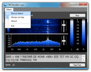 Cw Decoder Logic – LY3H
